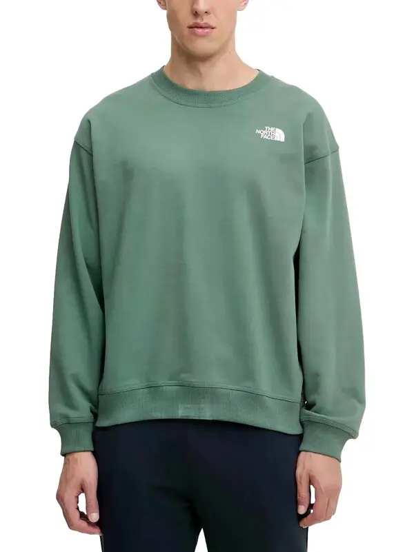 The North Face Logo Print Crewneck Sweatshirt - Green