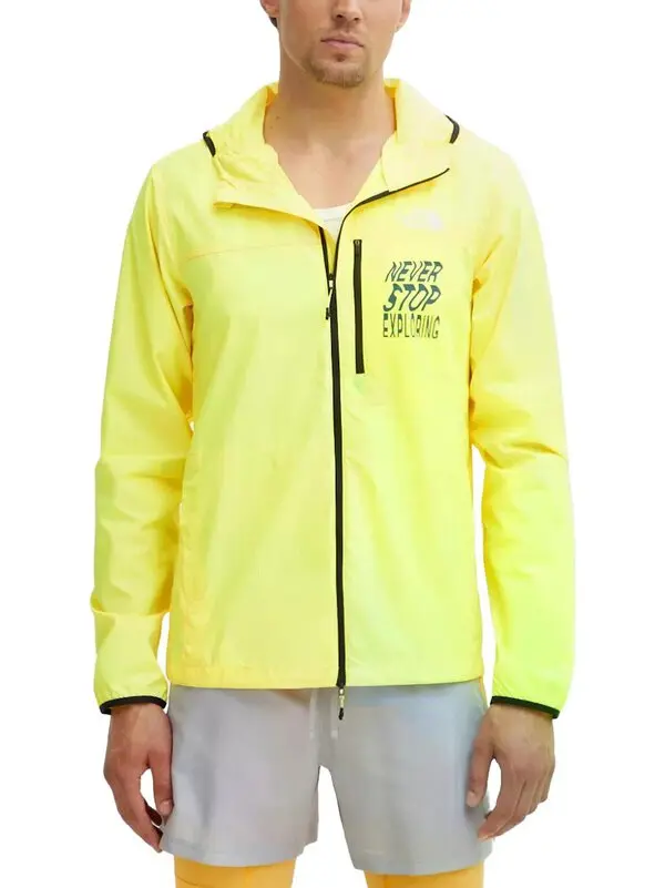 The North Face Performance Zip-up Hooded Jacket - Yellow