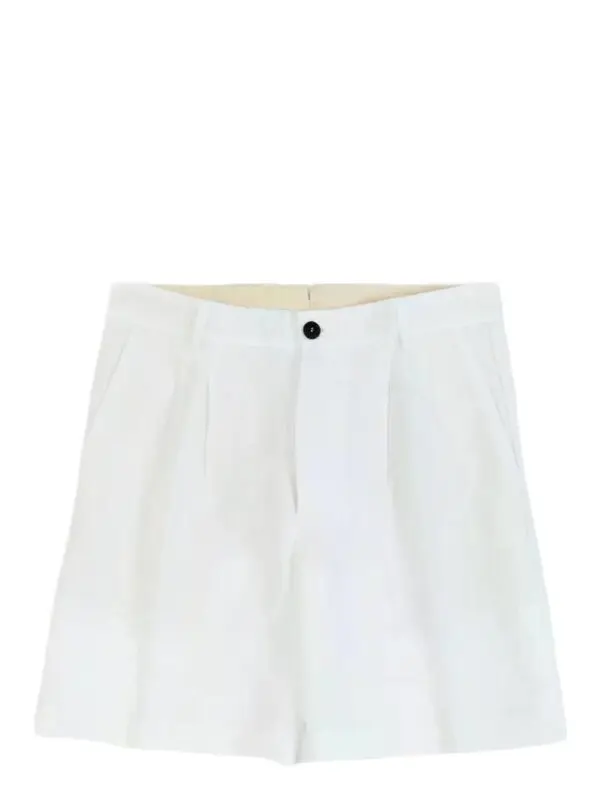 FORTELA Pleat Shorts - White