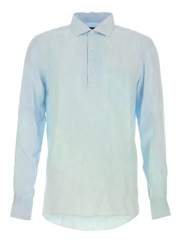 Zegna Button Shirt - Blue