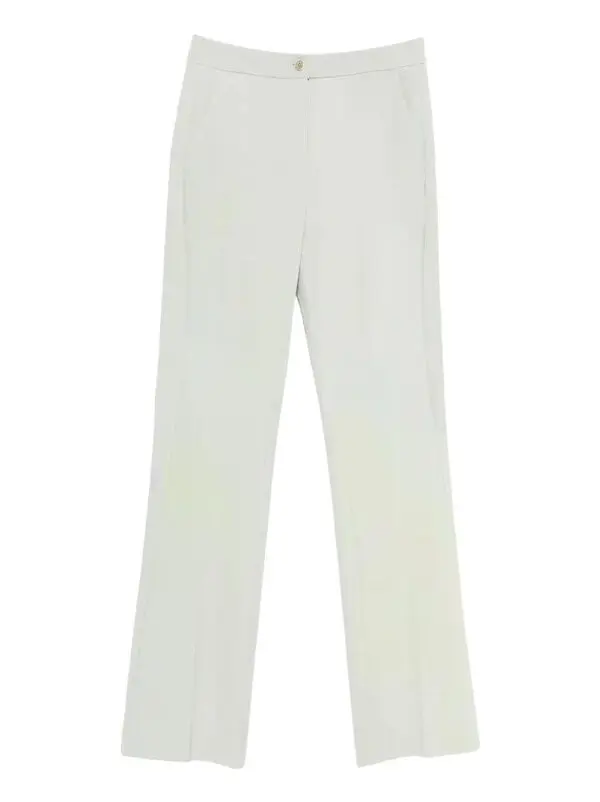 Pinko Buttoned Straight Trousers - Neutrals