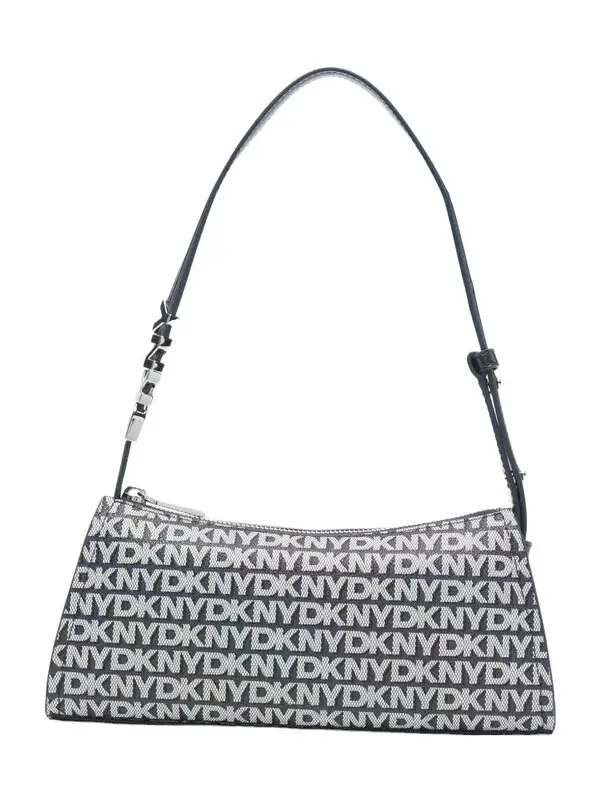 Dkny Logo Top Handle Shoulder Bag - Blue