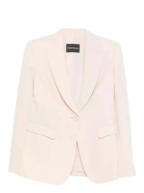 Emporio Armani Notched Jacket - Pink
