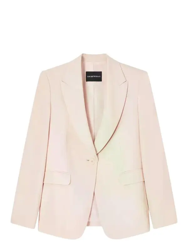 Emporio Armani Notched Jacket - Pink