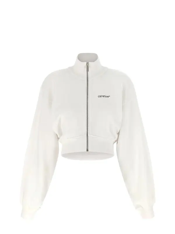 Off-White Arrow Flower Sweatshirt - White