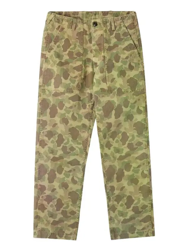 FORTELA Patch-pocket Trousers - Green