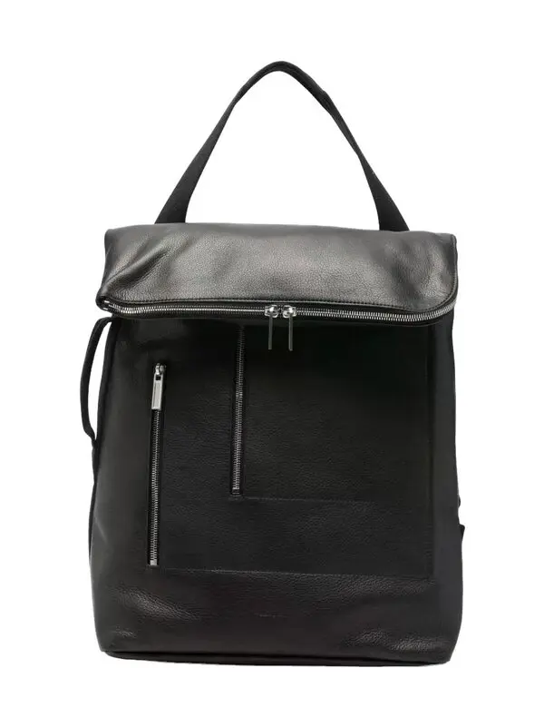 Rick Owens Cargo Leather Backpack - Black