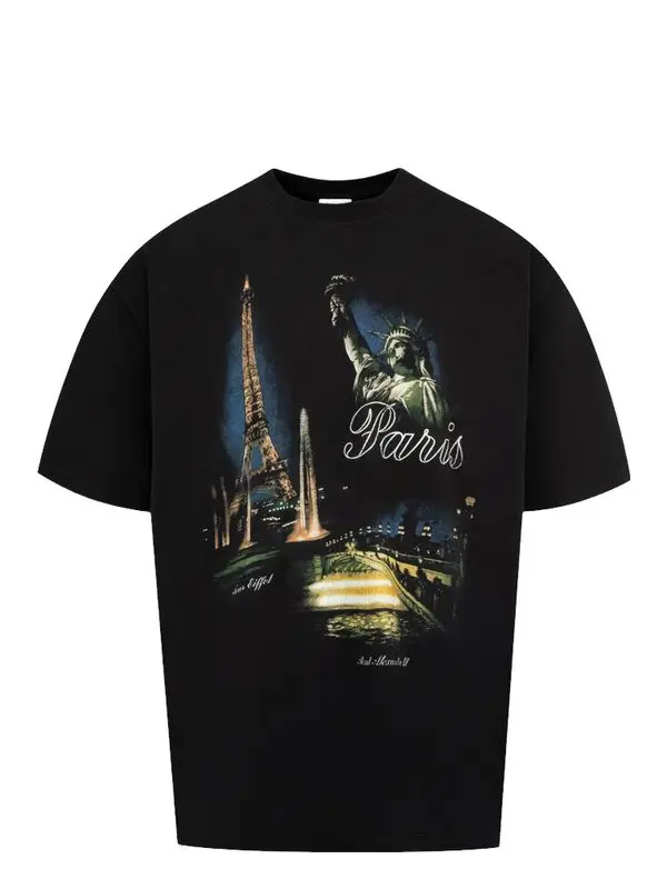 Vetements Paris Tourist Tee - Black