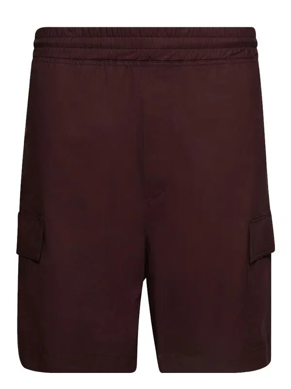 Bottega Veneta Relaxed Fit Cargo Shorts - Purple