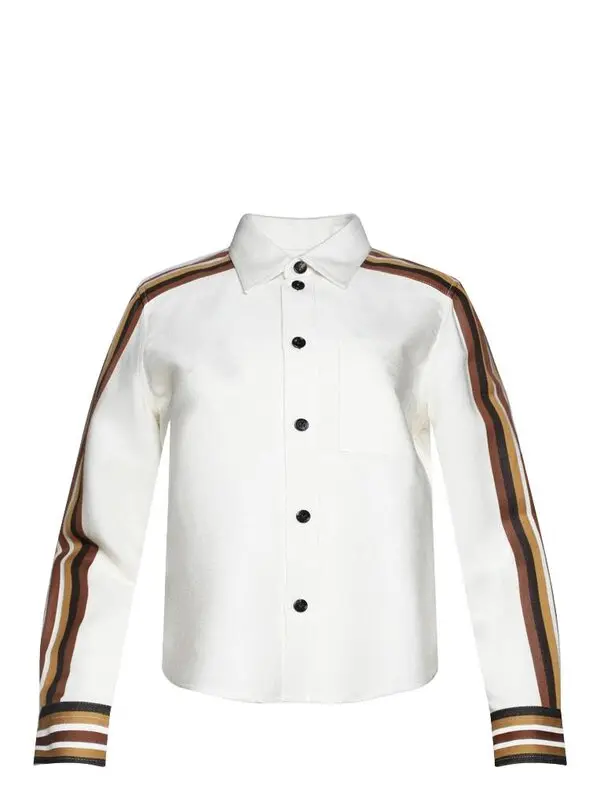 Bottega Veneta Stripe Shirt - White