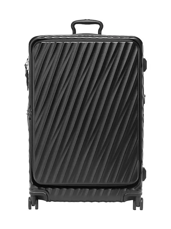 Tumi Large Front Access Expansion Checked Luggage - Black Texture