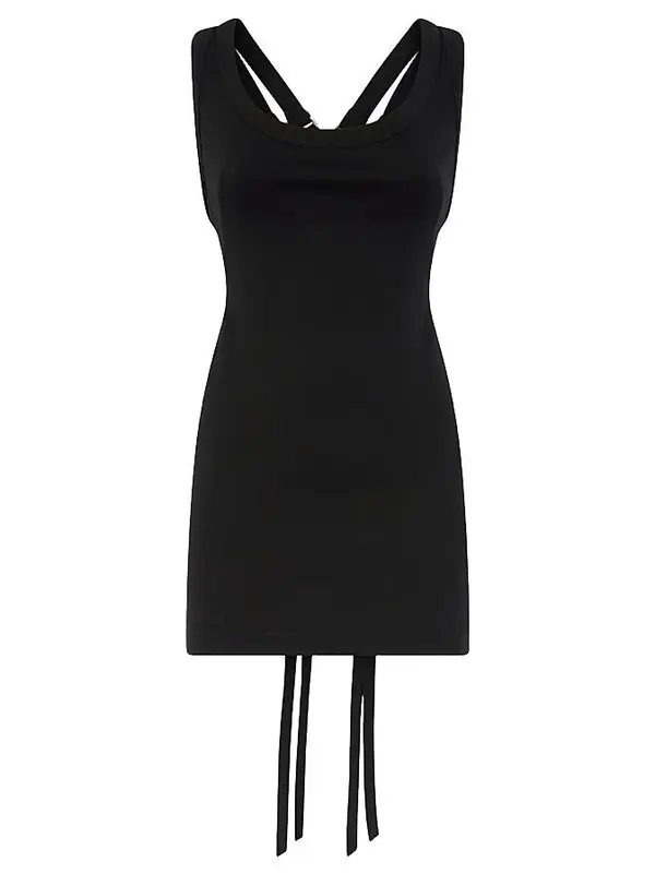 Attico Mini Dress - Washed Black