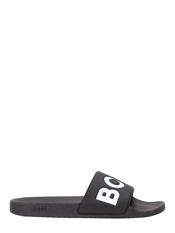 BOSS Aryeh Slide Sandals - Black