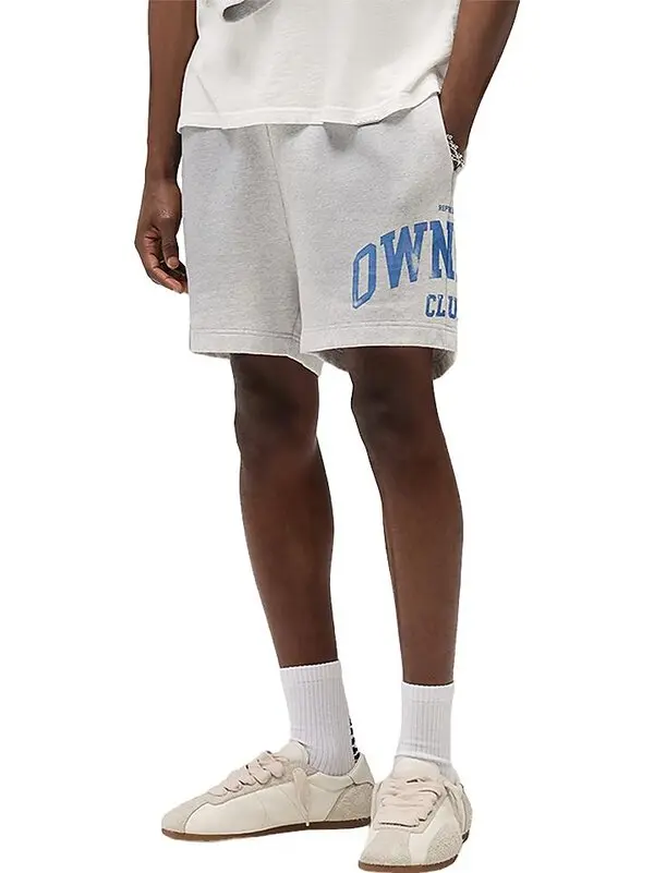 REPRESENT Owners Club Shorts - Sprayed Ice Grey Marl