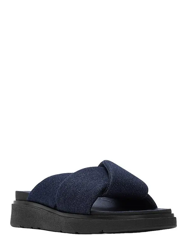 Fitflop Gen-ff Folded Denim Sandals - Dark Denim