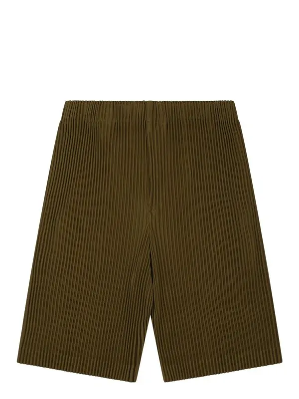 Issey Miyake Pleated Shorts - Brown