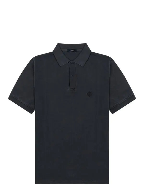 Herno Polo With Logo - Black