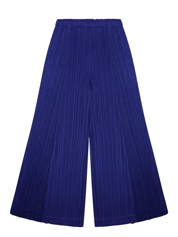 Issey Miyake Pleated Pants - Purple