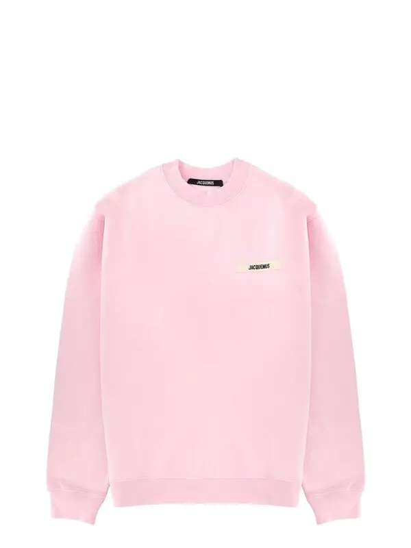Jacquemus Grosgrain Logo Sweatshirt - Pink
