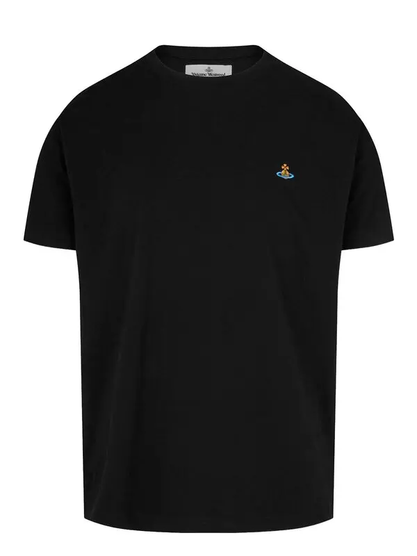 VIVIENNE WESTWOOD Orb Logo T-shirt - Black