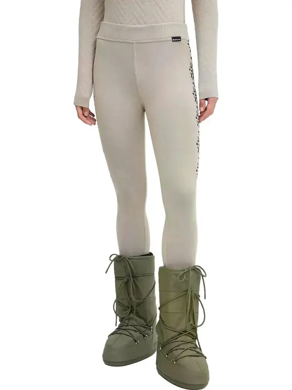 NEWLAND Snowflake Print Leggings - Neutrals