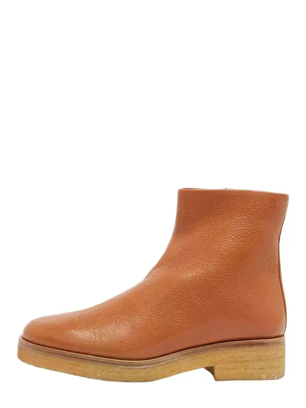 Tory Burch Leather Ankle Boots - Brown