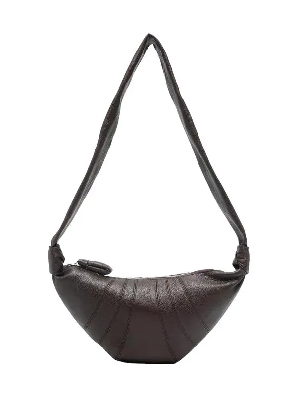 LEMAIRE Small Croissant Knotted Shoulder Bag - Brown