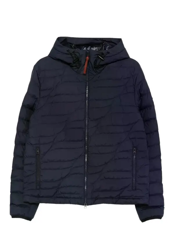 Moncler Hooded Zip-fastening Jacket - Blue
