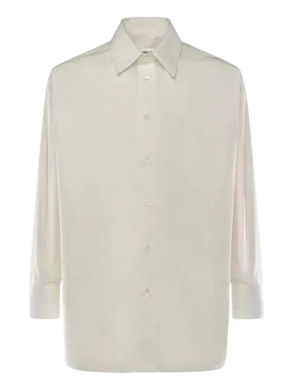 MAISON MARGIELA Chest-pocket Buttoned Shirt - White