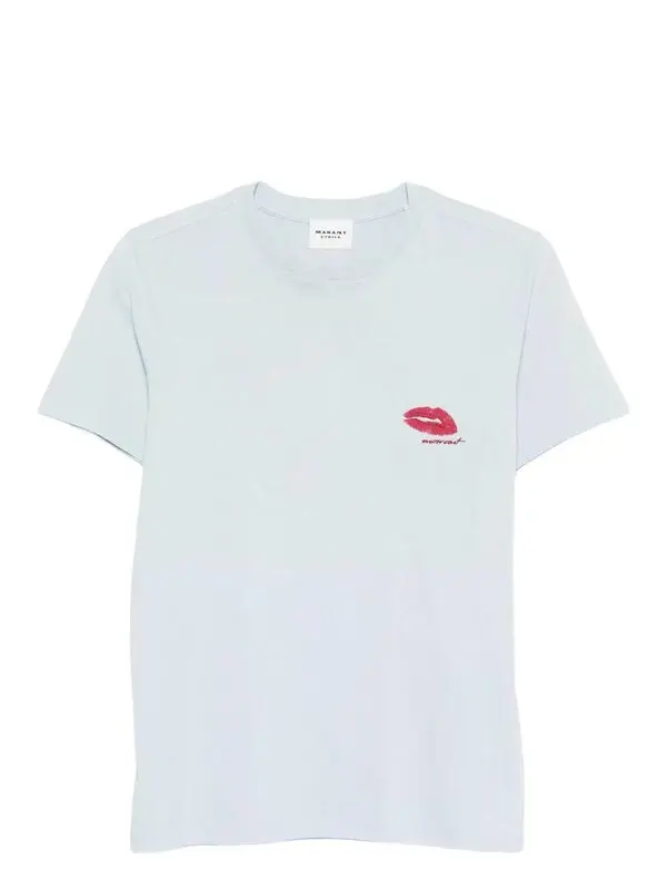 MARANT ETOILE Lip Motif T-shirt - Blue