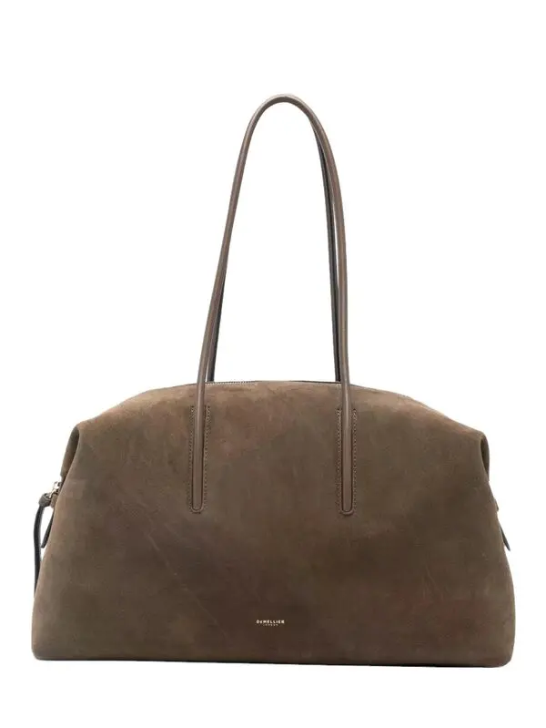 DEMELLIER Stockholm Suede Shoulder Bag - Brown