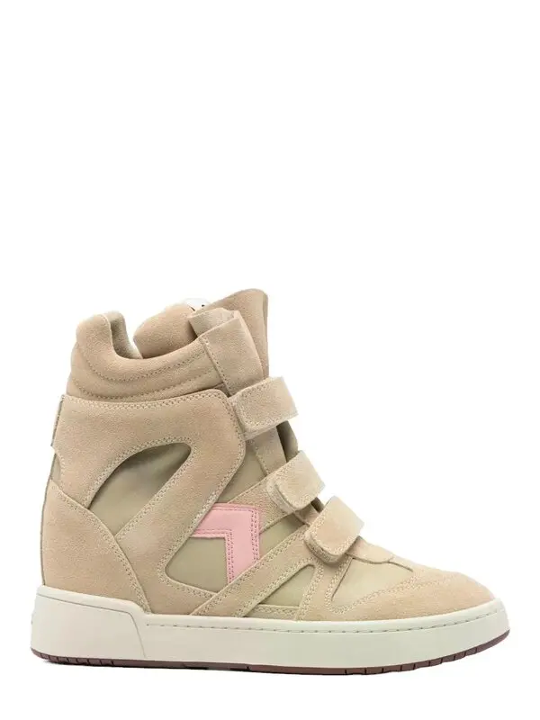 Isabel Marant High-top Wedge Sneakers - Neutrals
