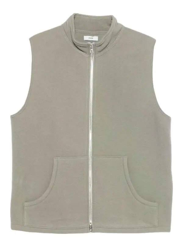 RIER Zip-fastening Pocket Gilet - Grey