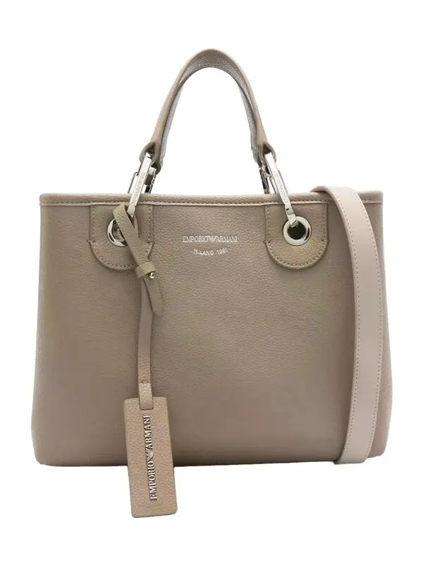 Emporio Armani Small Myea Tote Bag - Neutrals