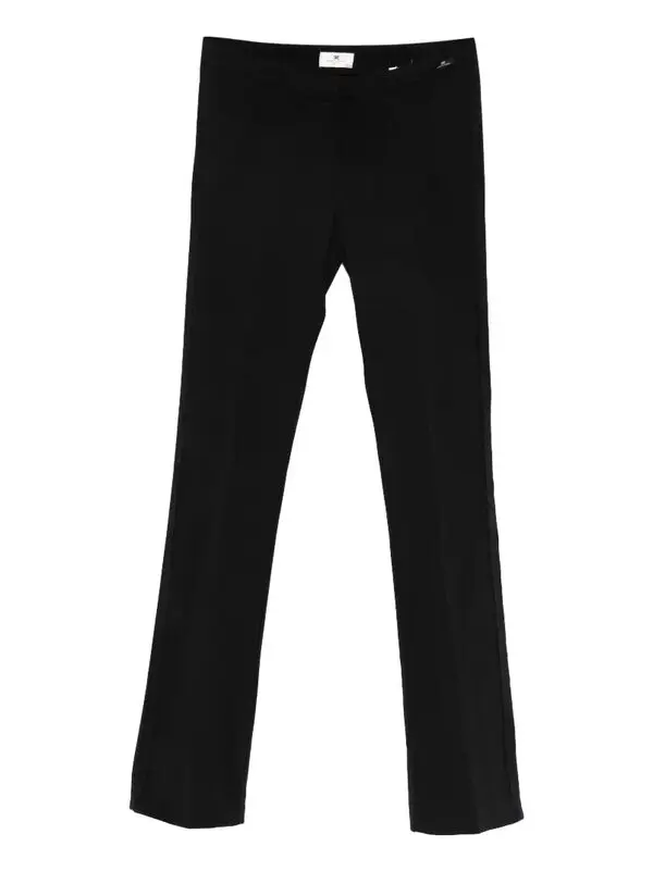 Elisabetta Franchi Flared Trousers - Black