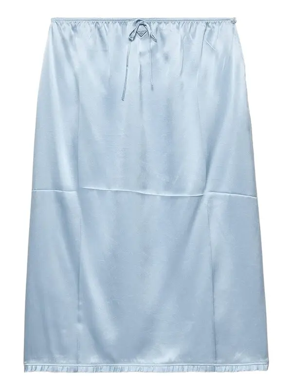 Prada Satin Underskirt - Light Blue