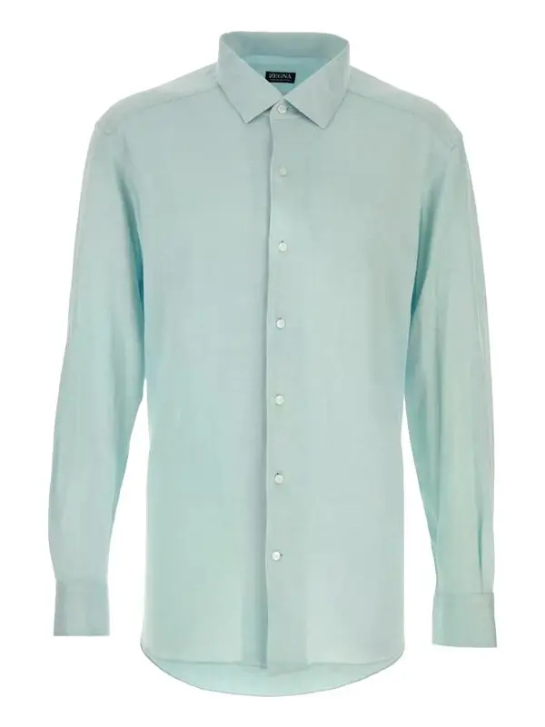 Zegna Long-sleeve Shirt - Blue