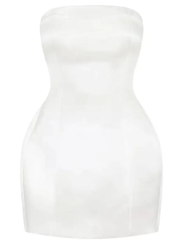 NICHOLAS Kaline Strapless Mini Dress - White