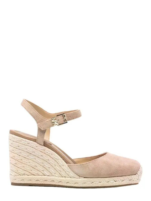 Michael Kors Kenzie Wedge Espadrille Sandals - Neutrals