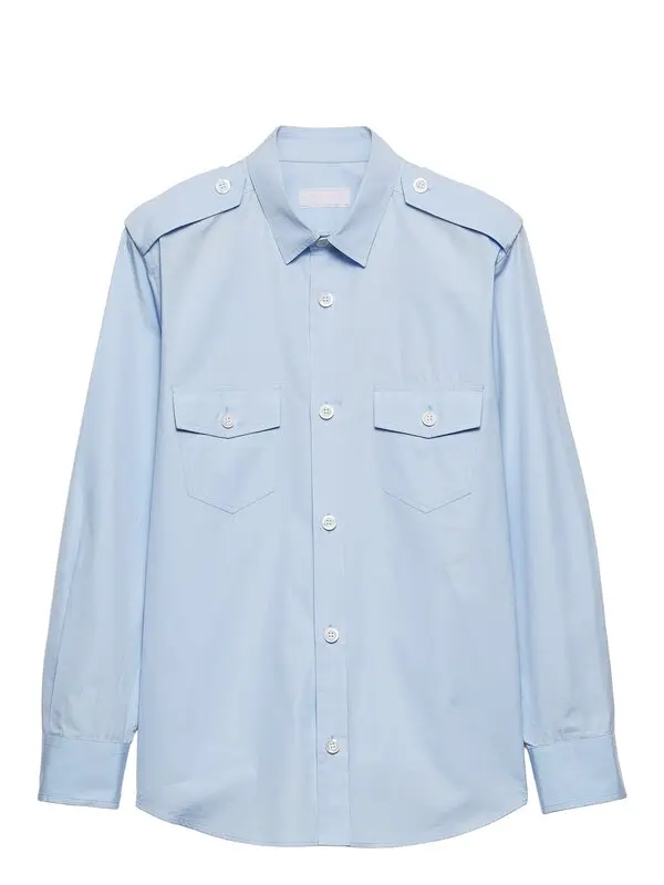 Prada Cotton Shirt - Light Blue