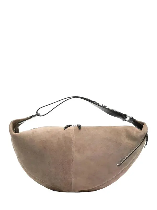 LEMAIRE Quiver Suede Shoulder Bag - Neutrals