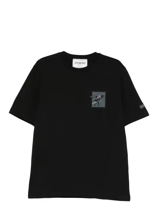 Iceberg Graphic T-shirt - Black