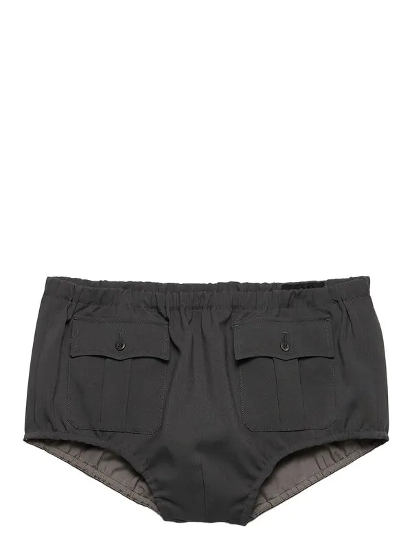 Prada Technical Fabric Short - Grey