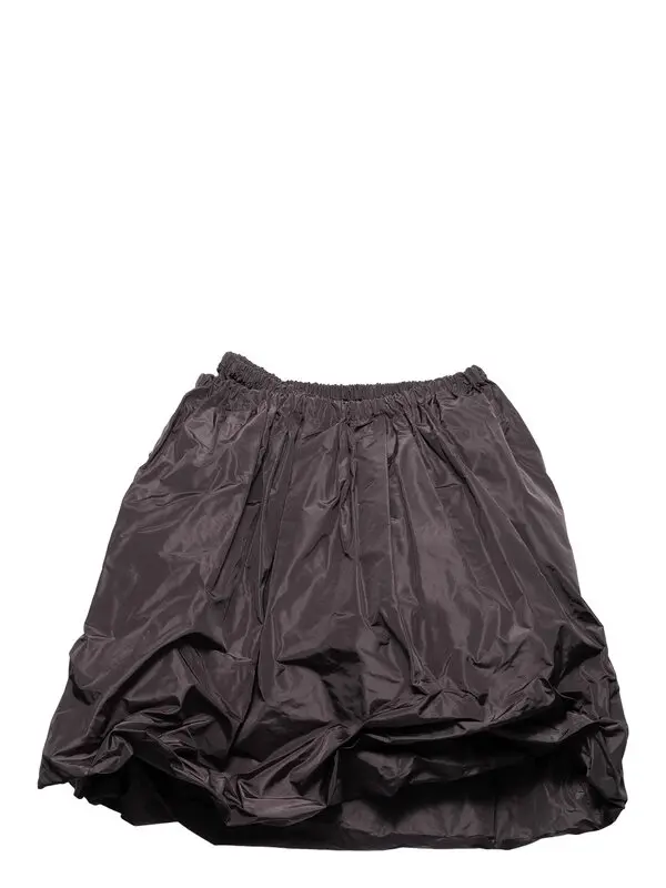 Prada Technical Taffeta Skirt - Hematite