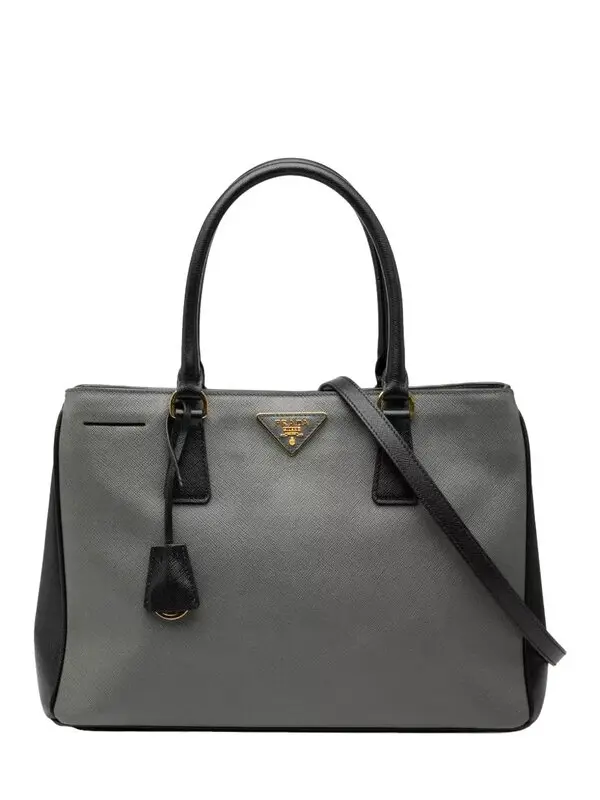 Prada Galleria Saffiano Satchel - Black