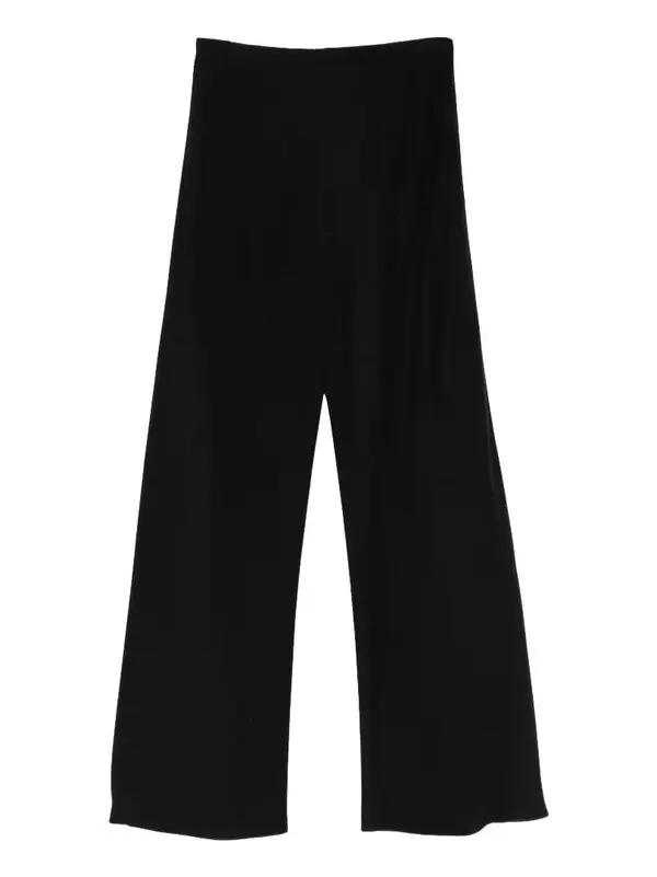 THE ROW Galen Silk Trousers - Black