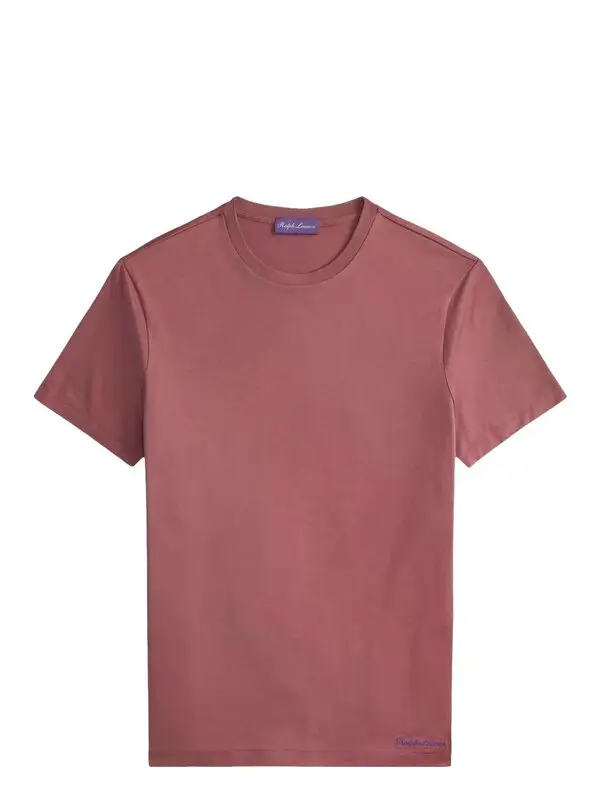 Ralph Lauren Purple Label Lisle Crew-neck T-shirt - Red