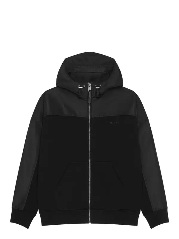 Givenchy Embroidered Paris Windbreaker - Black