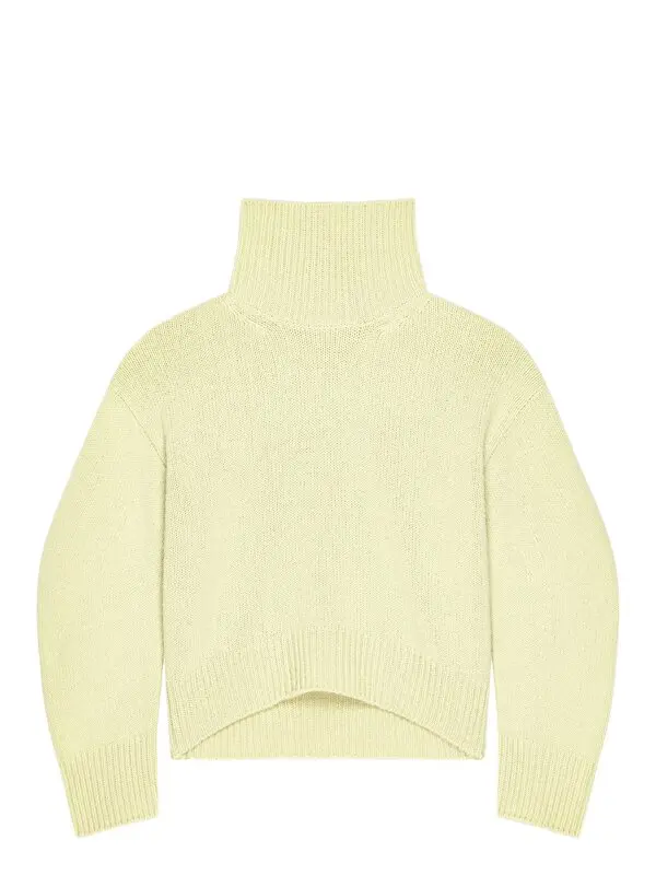 Givenchy Turtleneck Alpaca And Yak Wool Sweater - Pale Green