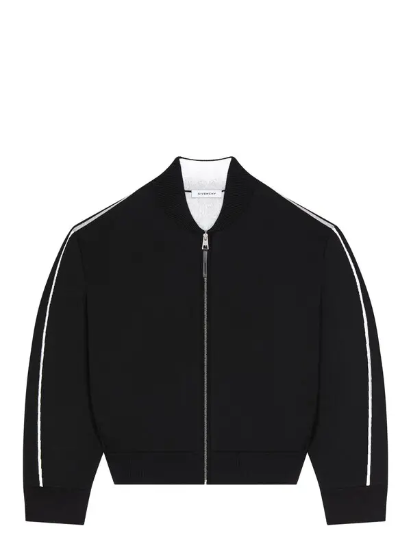 Givenchy Couture Seam Wool Cardigan - Black/white